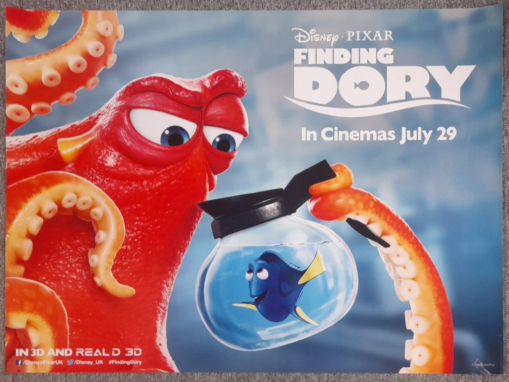 Finding Dory 2016 UK Quad Movie Poster - BHP Collectibles
