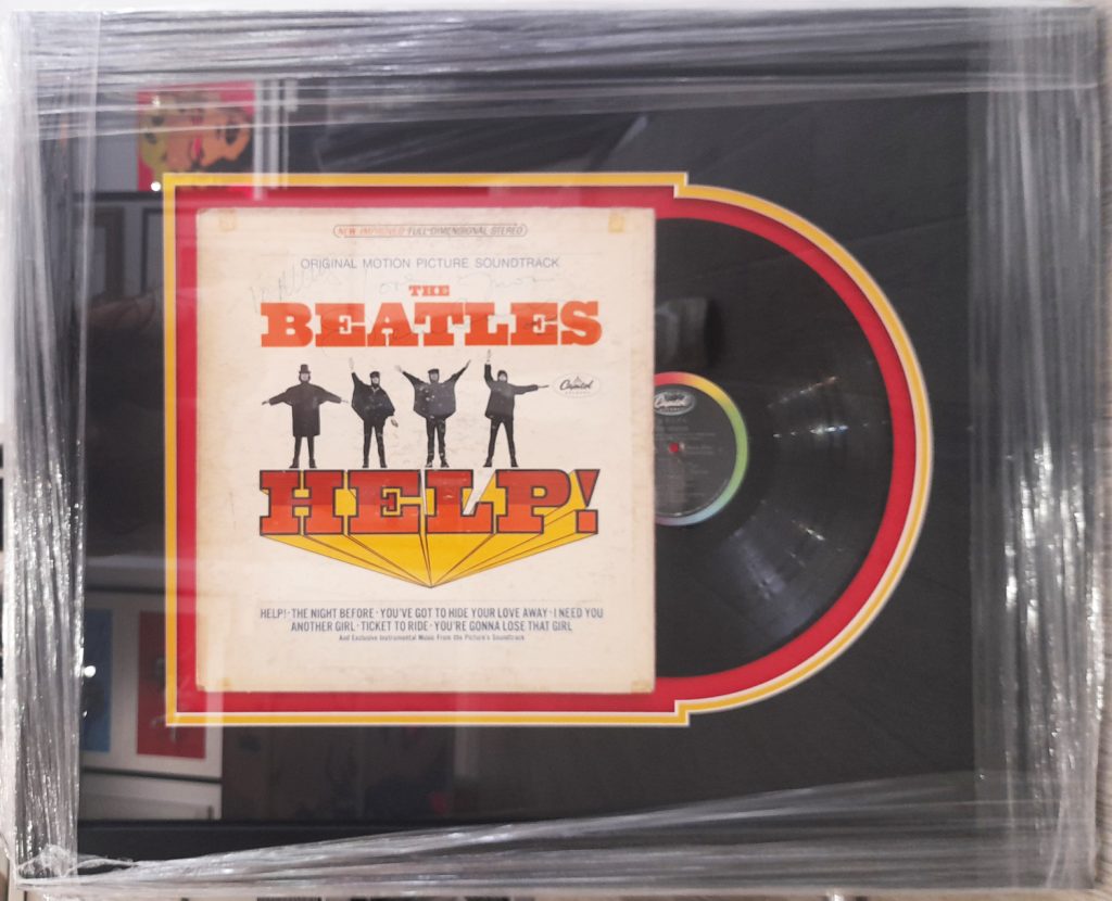 The Beatles: Help Signed US Release Vinyl Album - BHP Collectibles
