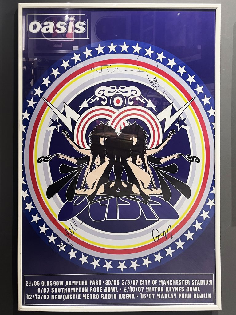 Oasis Signed 2005 UK Tour Poster - BHP Collectibles