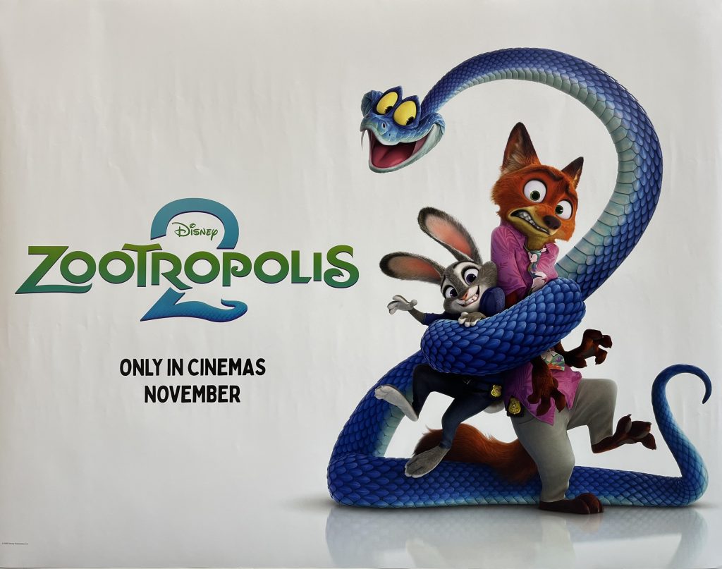Zootropolis 2 2025 UK Quad Teaser Poster - BHP Collectibles
